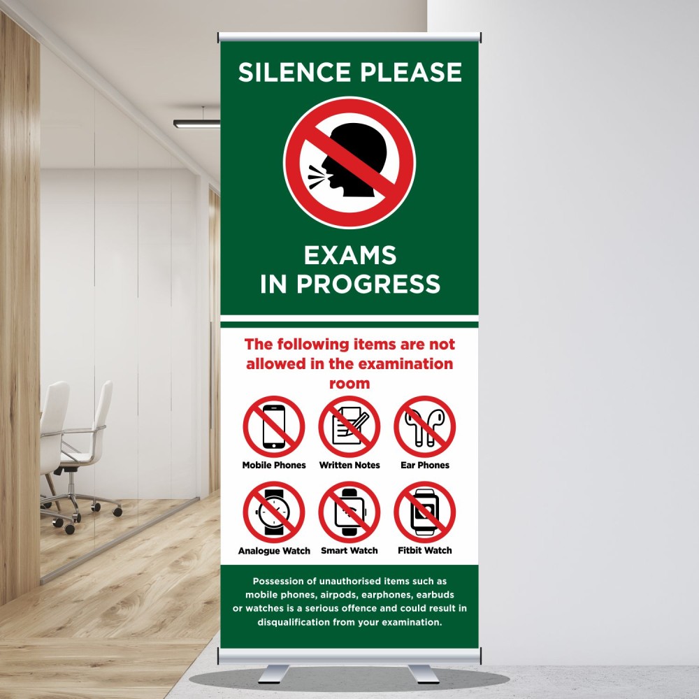 Exam Roller Banner - Layout 11 - Green